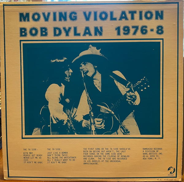Bob Dylan - Moving Violation 1976-78 – Orbit Records