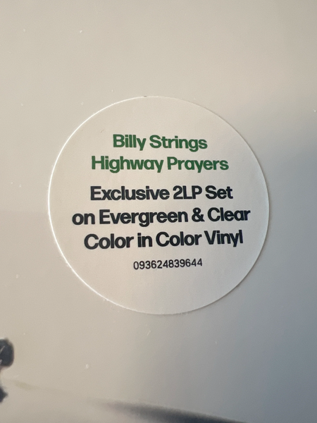 Billy Strings - Highway Prayers - 2 LPs on limited indie exclusive col – Orbit Records