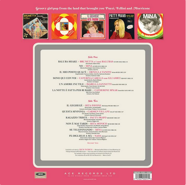 VA - Ciao Bella! - Italian Girl Singers of the 60's - import – Orbit ...