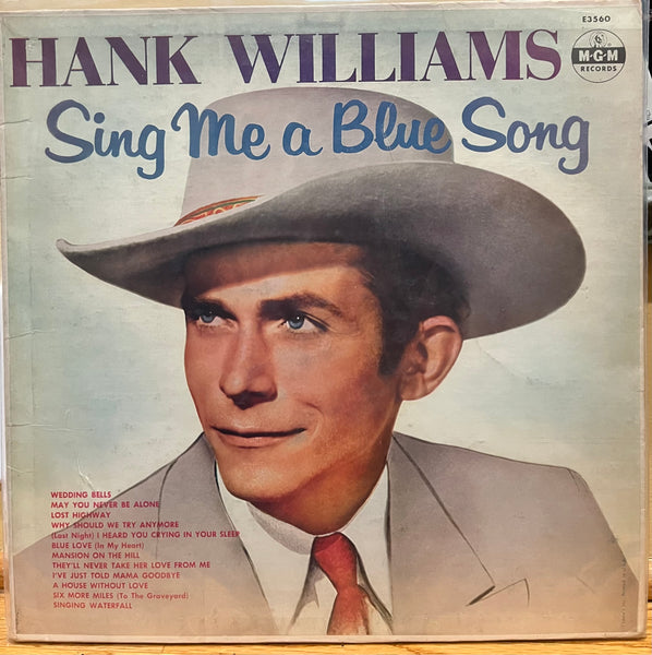 Hank Williams & His Drifting Cowboys - Sing Me A Blue Song – Orbit Records