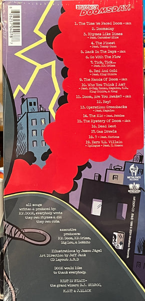 MF Doom - Operation: Doomsday - CD in Limited Long Box for BF24 – Orbit ...