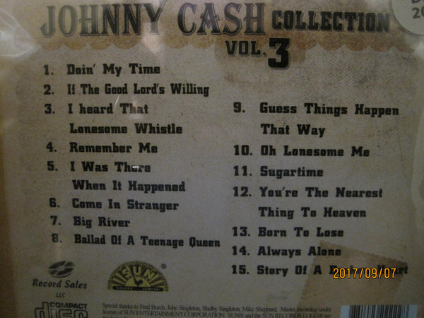 Johnny Cash - Sun Collection Volume 3 – Orbit Records