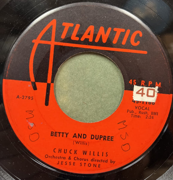 Chuck Willis - Betty and Dupree b/w My Crying Eyes – Orbit Records